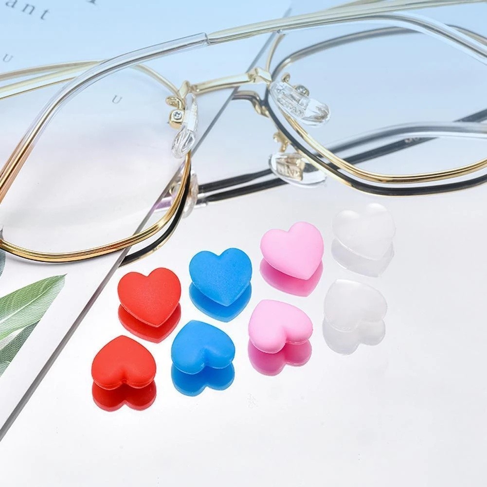10Pairs Silicone Eyeglasses Retainer Eyewear Ear Grip Hooks Anti-Slip ...