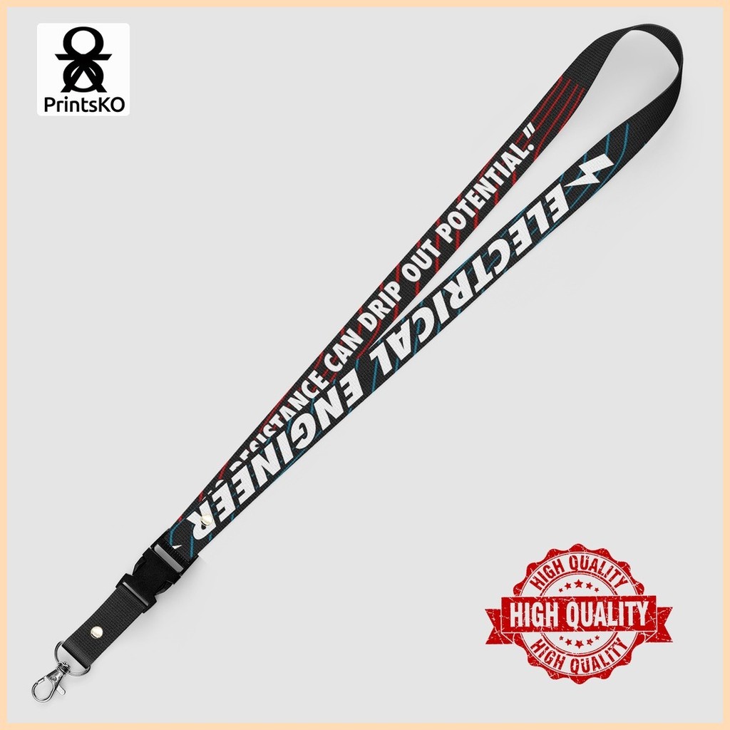 Lanyard / ID Lace w/ Electrical Engineer - Design | Shopee Philippines