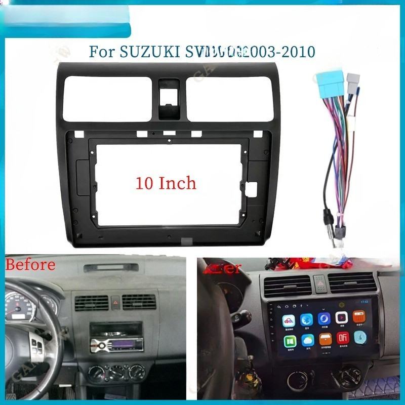 XM Car Radio Fascia For Suzuki 2004-2010 Swift/2008-2010 Dzire 10.1 ...