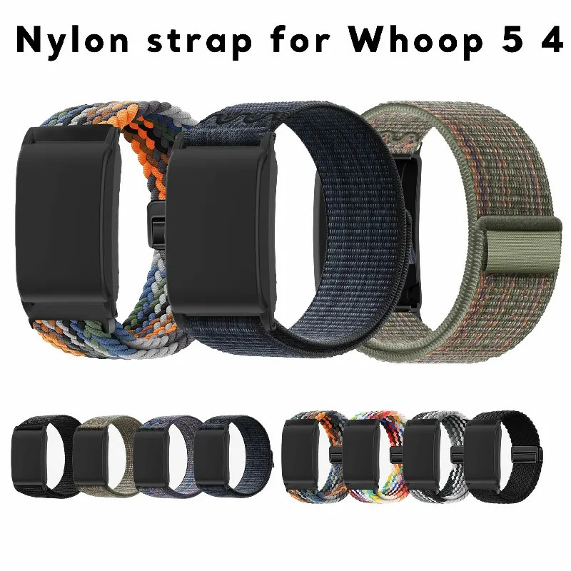 Nylon Watch Strap for Whoop 5.0 Wristband Weave Fabric Watch Band with ...