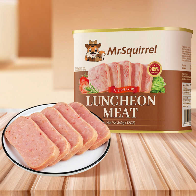 Mr.Squirrel Luncheon Meat Original 198G/340G Purefoods Mix Of Chicken ...