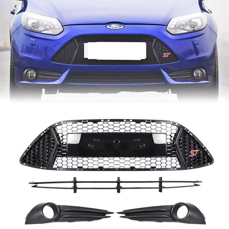 12 Model 13 Model 14 Model New Focus ST Model Center Grille Front ...