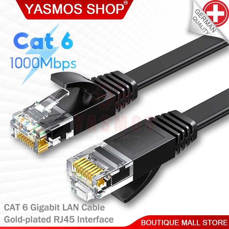 Cat6 Ethernet Cable 1M-30M, 1000Mbps, Rj45, For Modem, Router, Laptop ...
