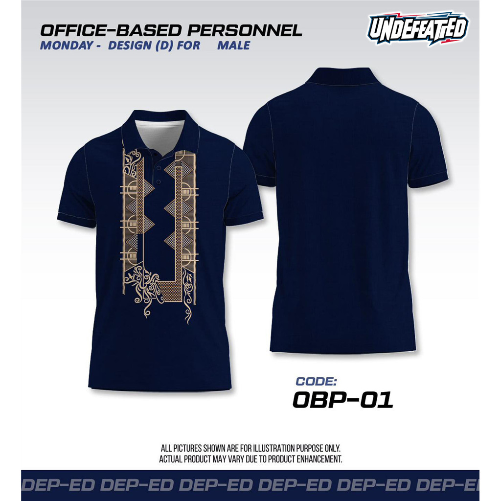 DEPED UNIFORM 2025 FULL SUBLIMATION POLO SHIRT DEPED POLO SHIRT FOR MEN ...