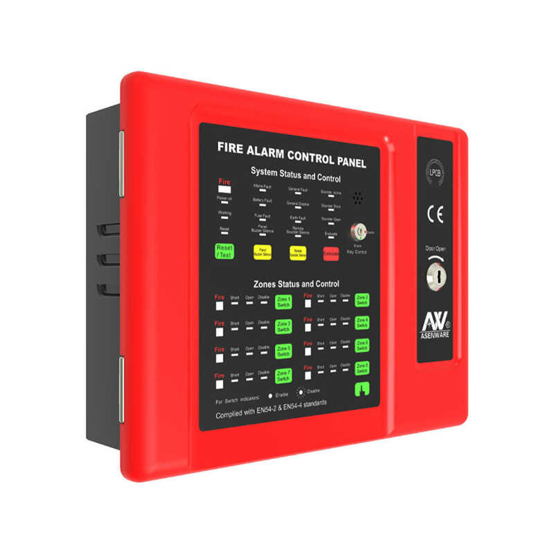 Asenware 2 Zone Fire Alarm Control Panel Aw-Cfp2166-2 C4b | Shopee ...