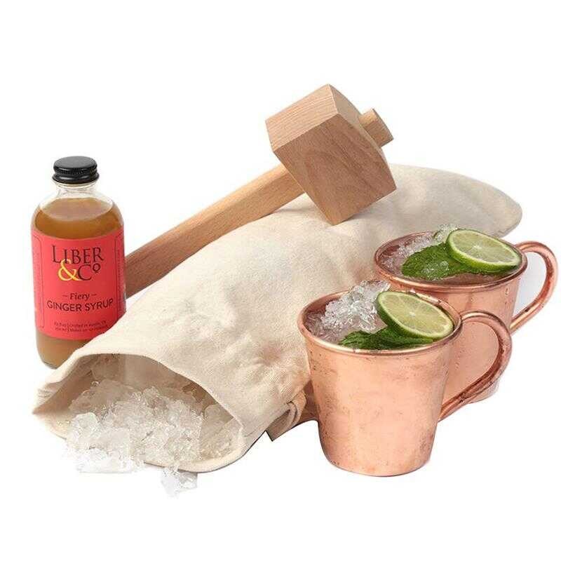 Canvas Hammer Set Pure Cotton with Drawstring Dry Cocktail Crushing Bag ...