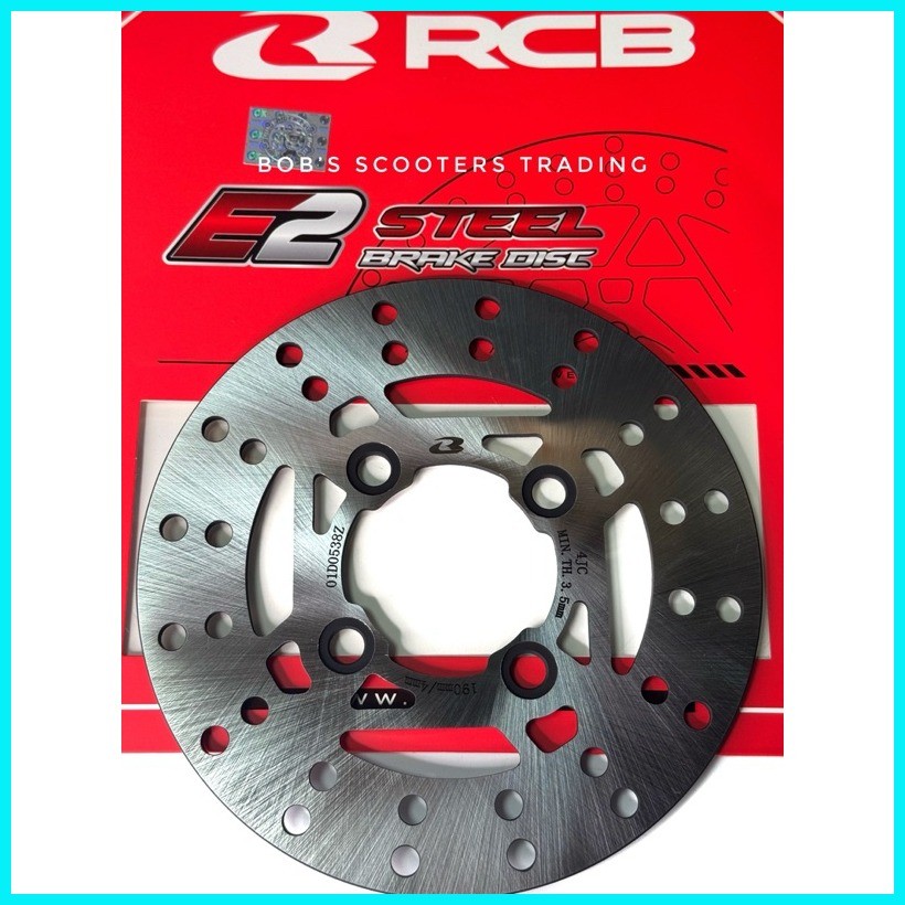 RCB E2 Series Steel Disc HONDA CLICK / BEAT 190MM (4 HOLES) FRONT ...