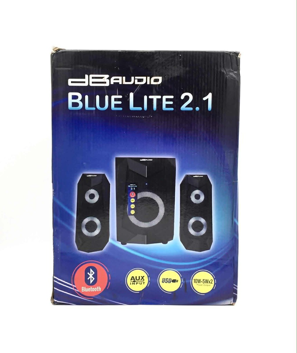 Db Audio Blue Lite 2.1 Bluetooth Subwoofer Multimedia Music Speaker ...