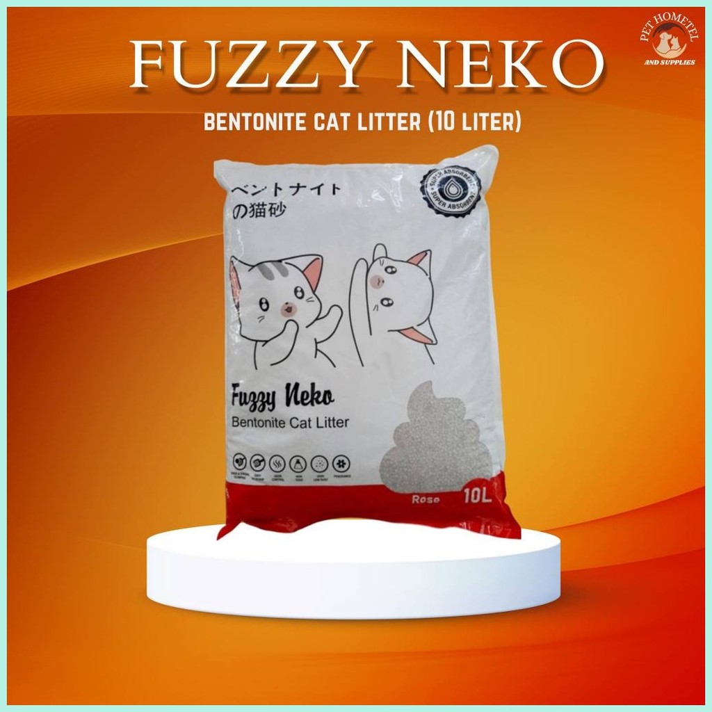 FUZZY NEKO BENTONITE CAT LITTER 10L ORIGINAL/LAVANDER/ROSE/APPLE ...