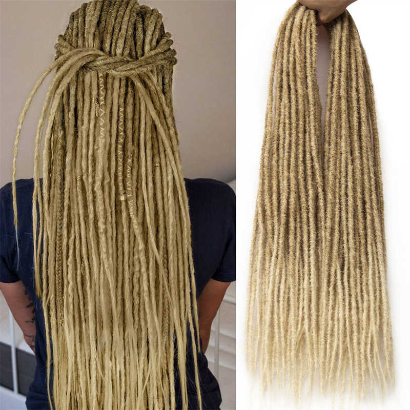 COD 2024 Makulay reggae dreamlock wig synthetic na balabal buhok double ...