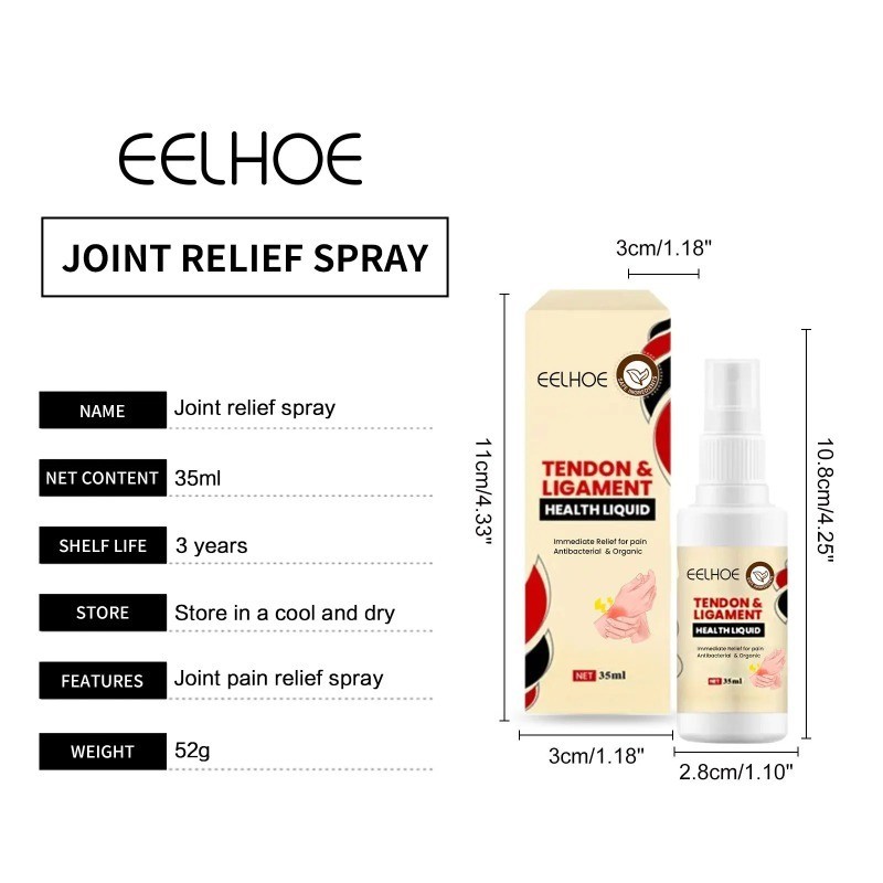 Tenosynovitis Relief Spray Treat Hand Wrist Knee Joint Pain Cure ...