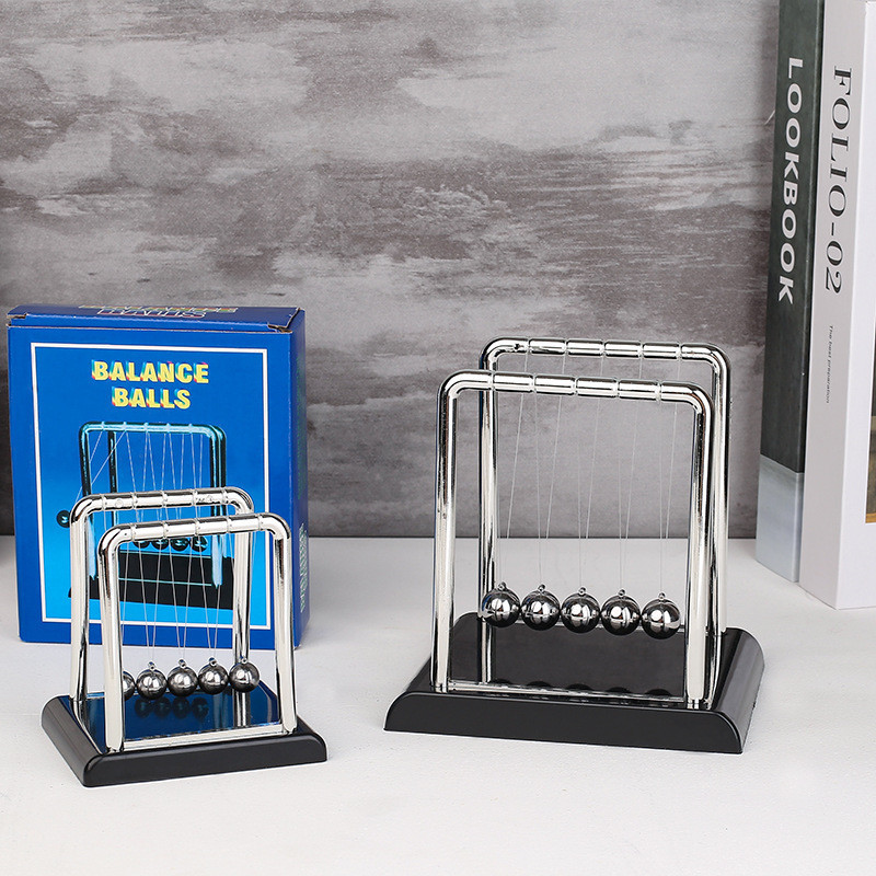 Square Black Bottom Newton Pendulum Pool Children's Toy Balance ...