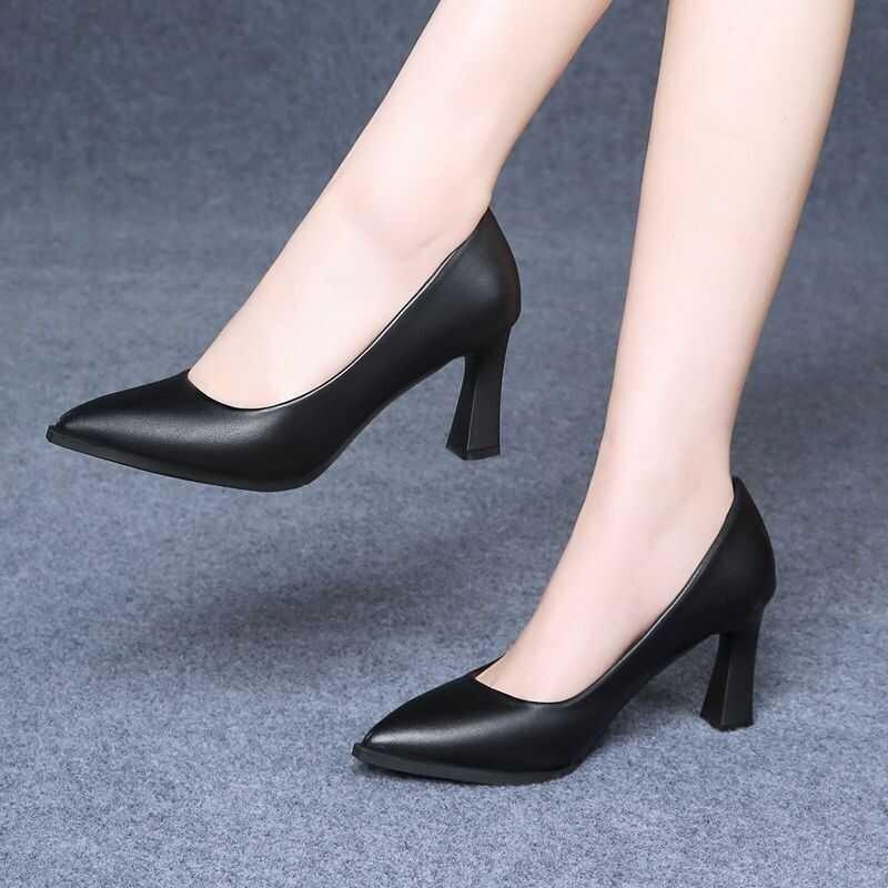 COD Dadong, ang kanyang tunay na Pele Propesyonal High Heel Chunky Heel ...