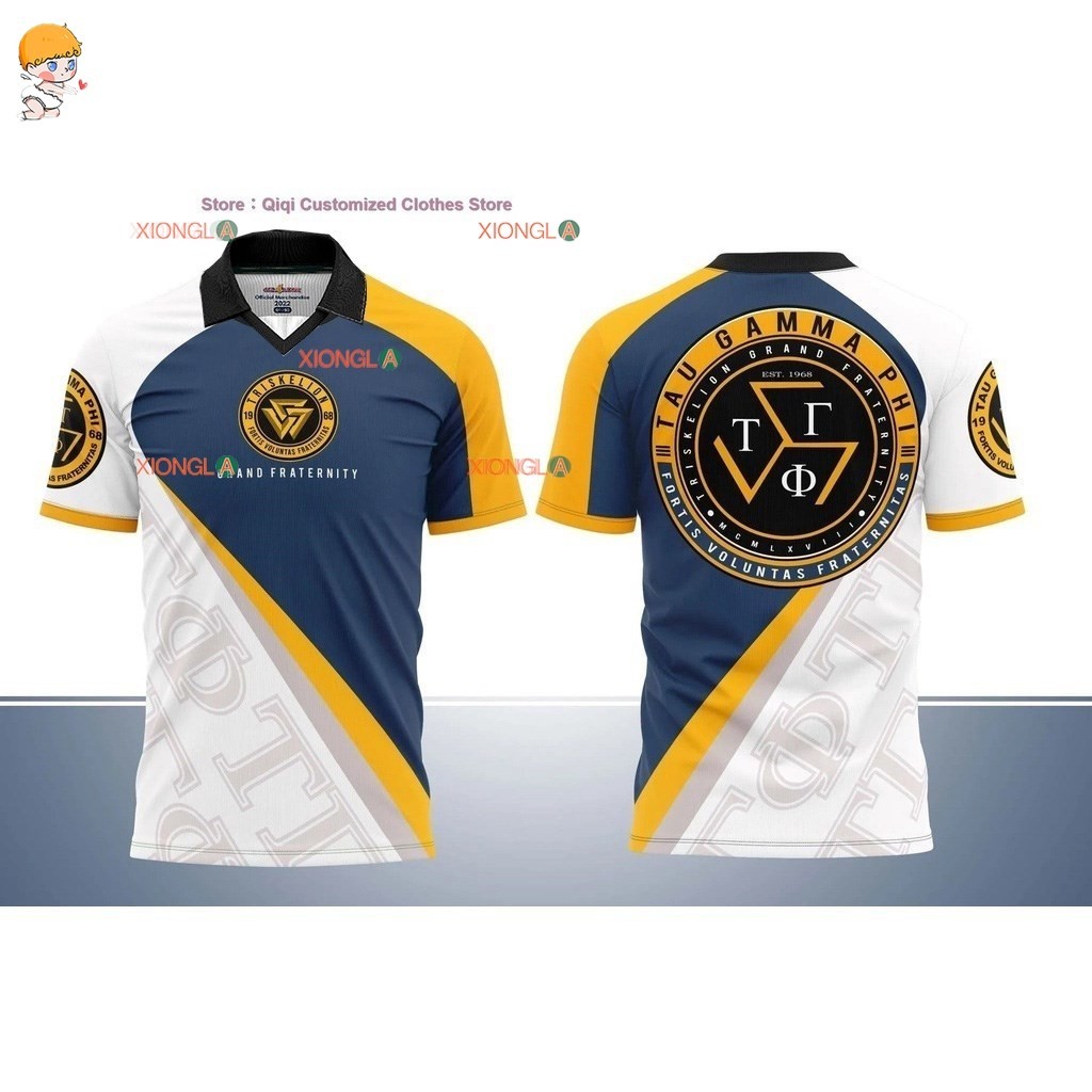 TRISKELION GRAND FRATERNITY POLO SHIRT 2024 STYLE HIGH QUALITY | Shopee ...