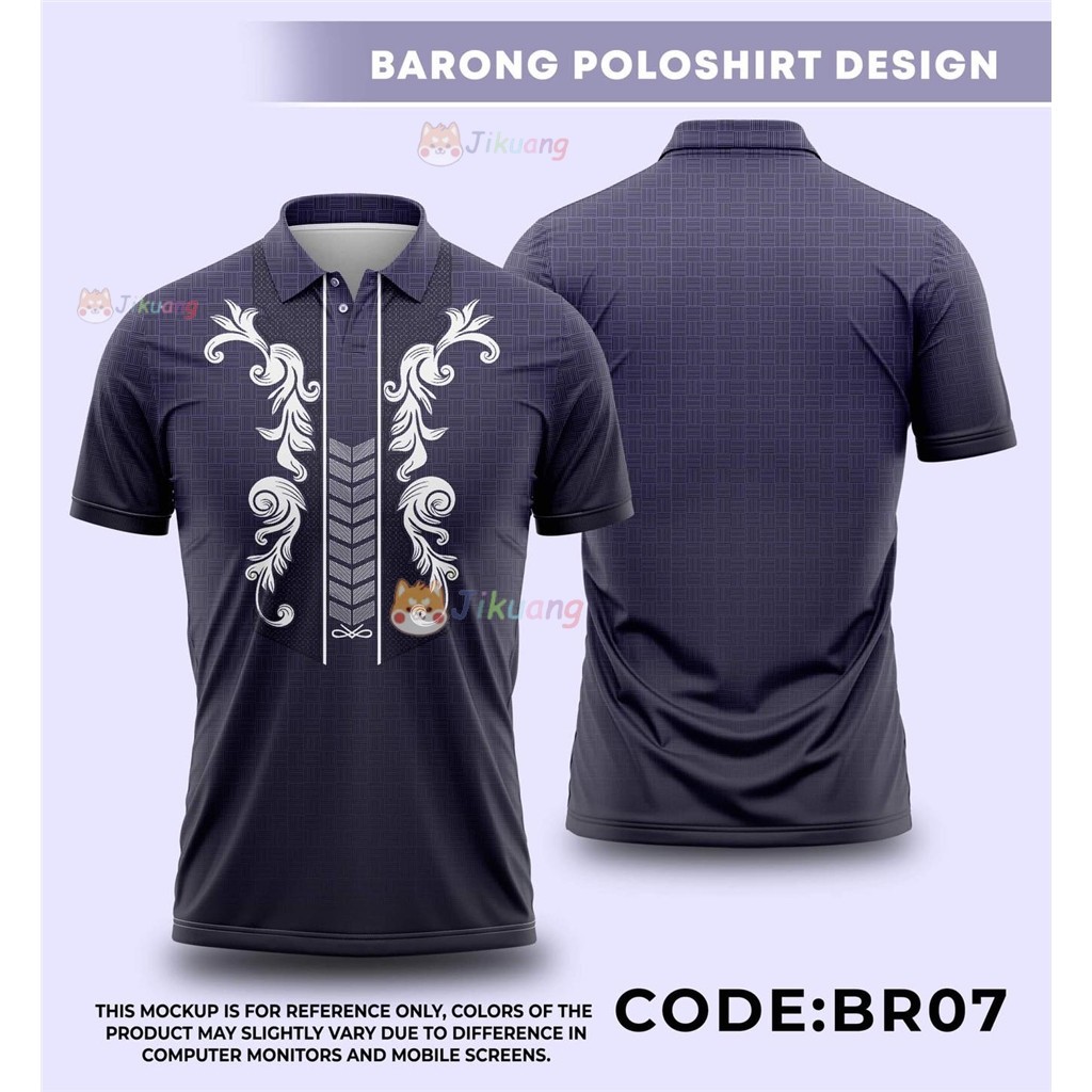 Philippine Ethnic Tribal Modern Barong Polo Shirt [Ready Stock ...