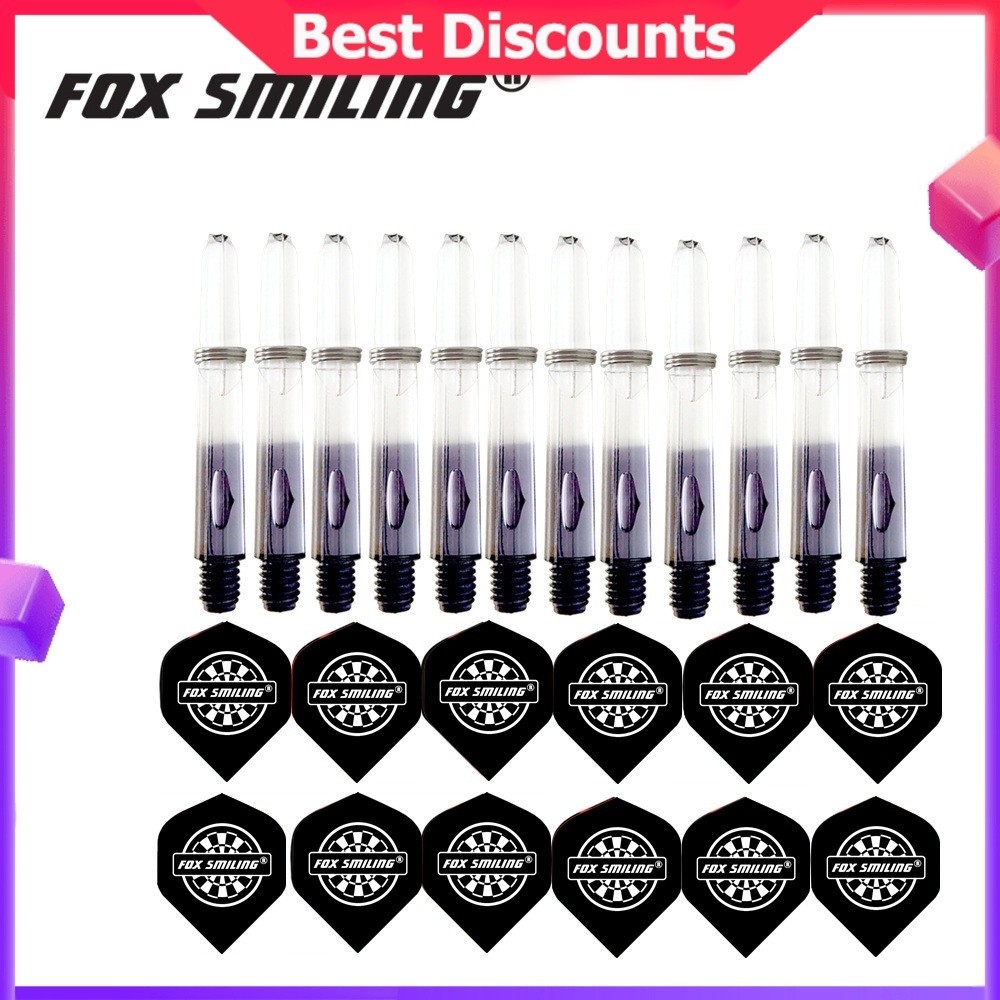 12PCS 2BA 35mm Nylon Dart Shafts With 12PCS Darts Flights Dart ...