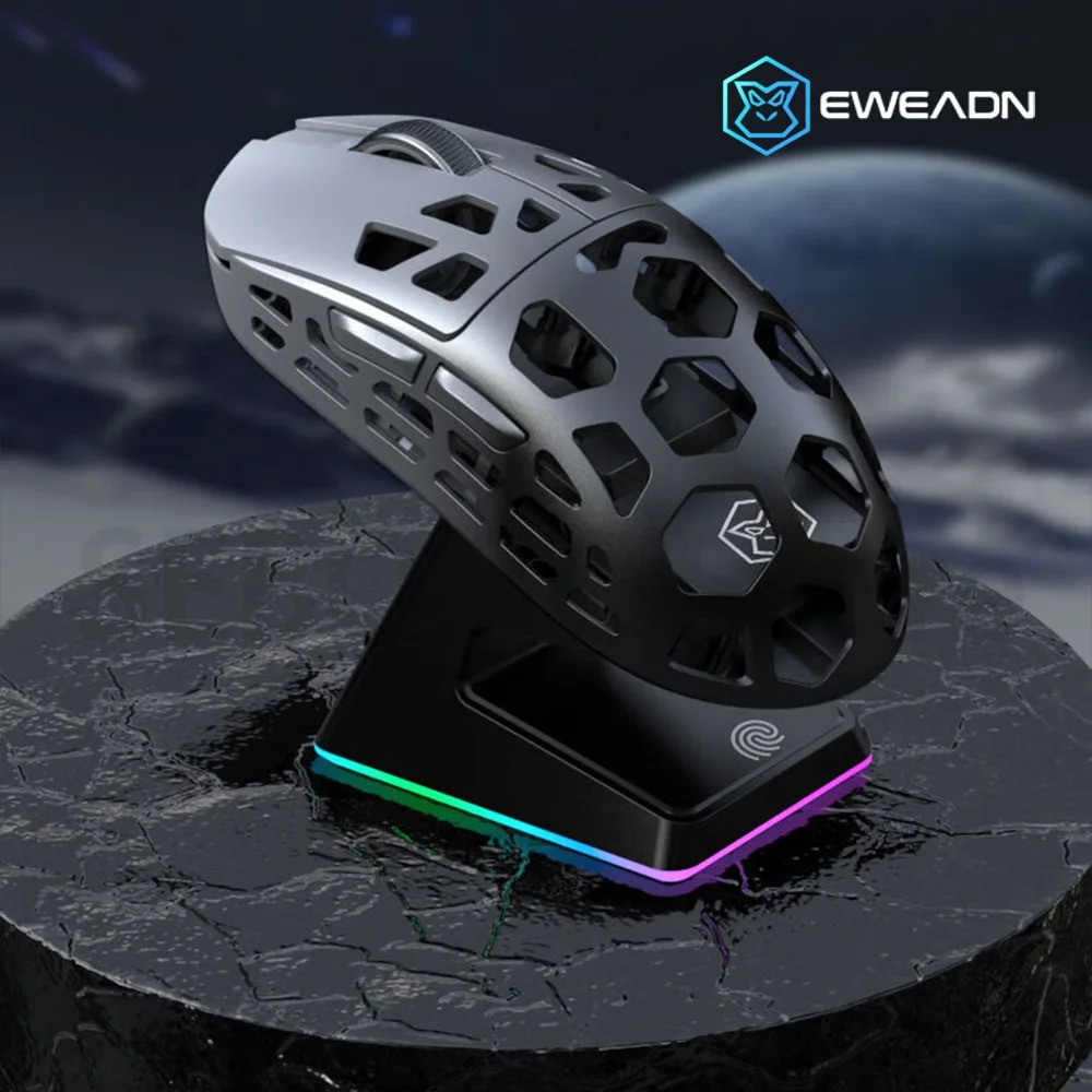 EWEADN L1 Pro Wireless Mouse Tri Mode PAW3395 8K Low Latency ...