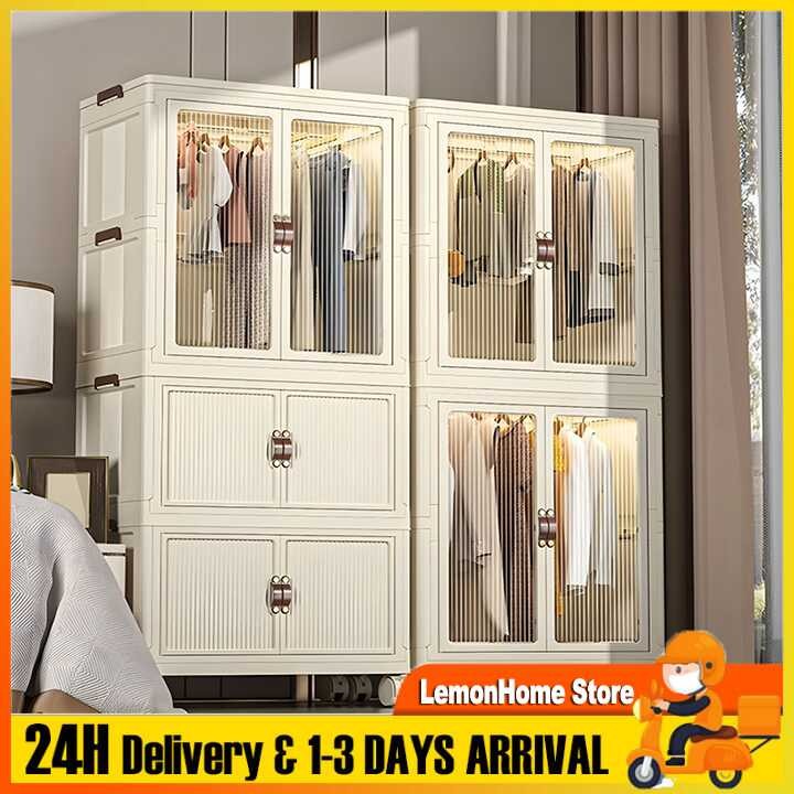 Wardrobe Cabinet Drawer Para Sa Baby Clothes Plastic Cabinet Na May ...