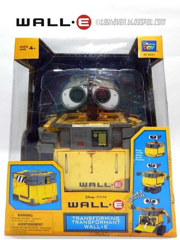 Af Original Thinkway Toys EVE Transforming WALL E Robot Action Figure ...