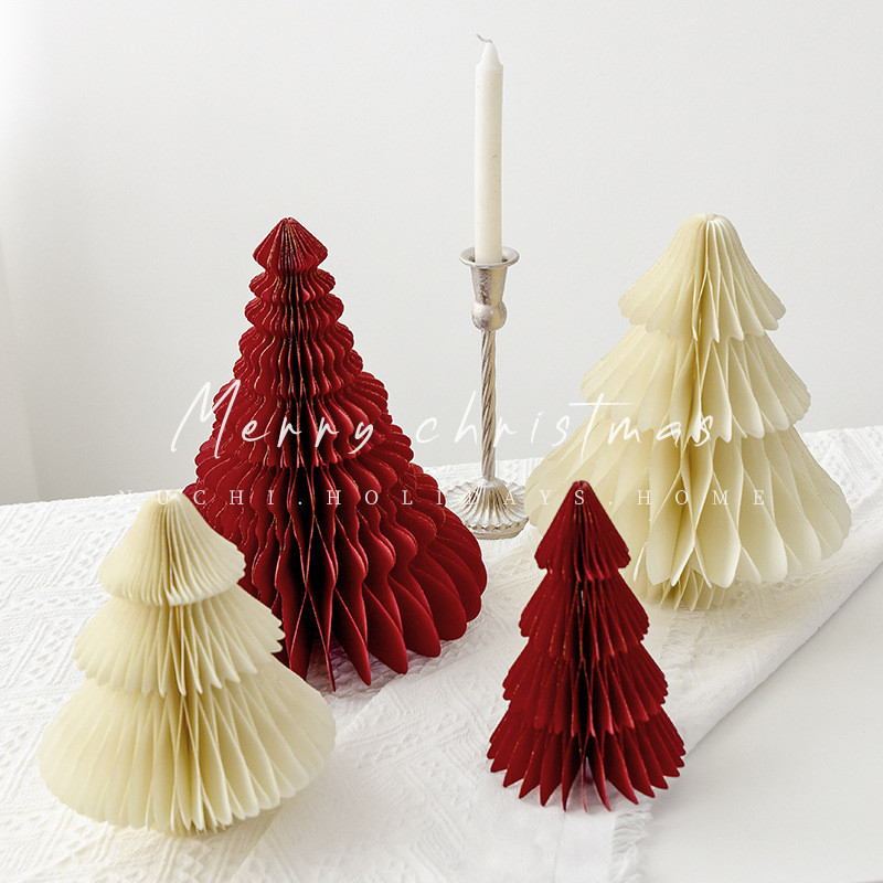 Creative 3D Christmas Tree Desktop Ornaments Christmas Gift Supplies ...