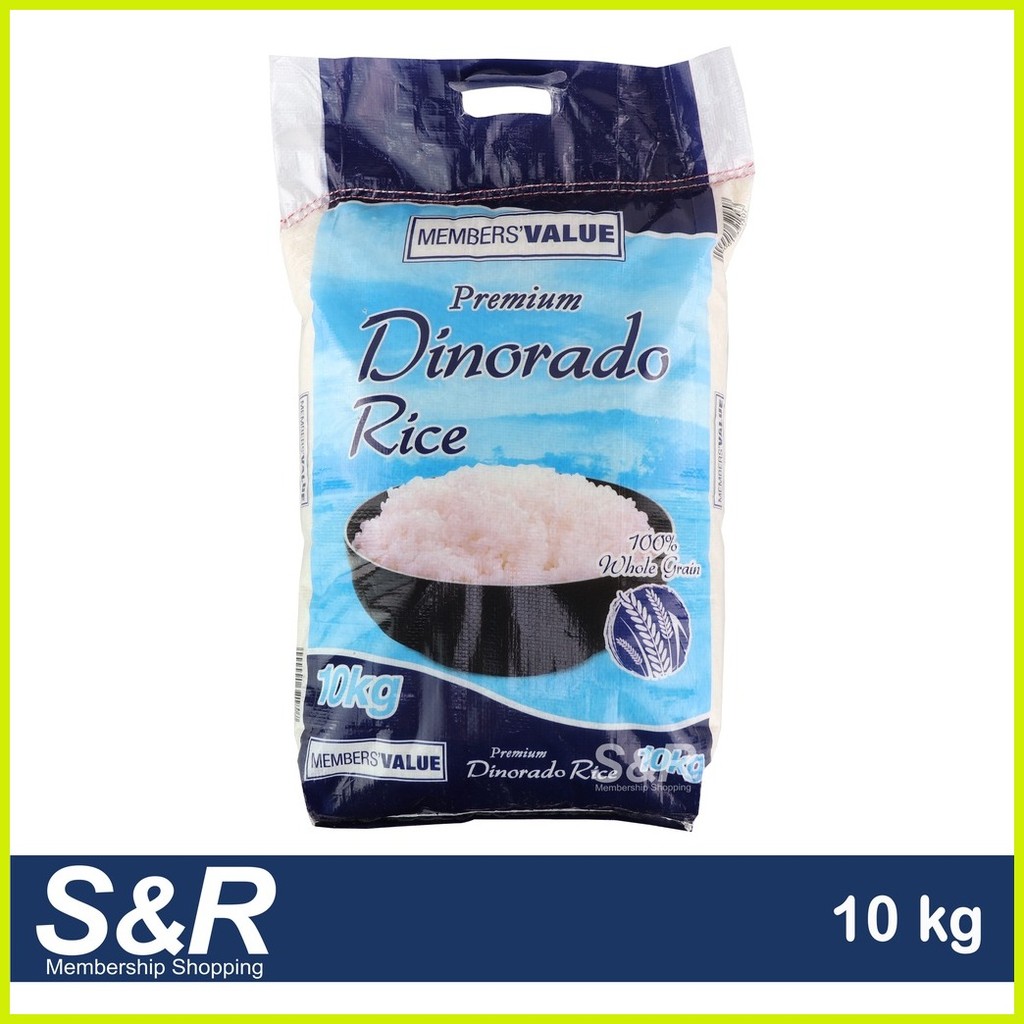 ⊕ Members' Value Dinorado Premium 100% Whole Grain Rice 10kg | Shopee ...