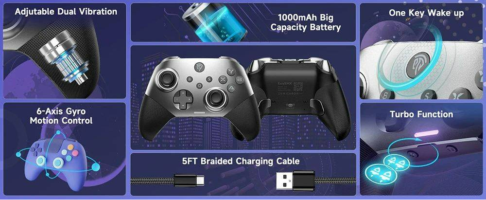 Titan Gaming Controller|easysmx X10 Wireless Gaming Controller - Multi ...