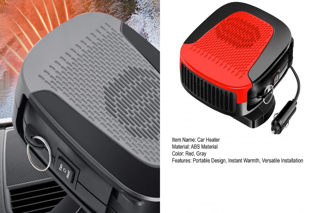 OMG Low Noise Vehicle Defroster Auto Windshield Defogger 12v Portable ...