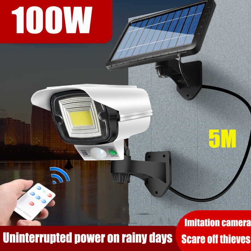 Powerful Wall Light Outdoor Spotlight Monitor Motion Sensor Street Lamp ...