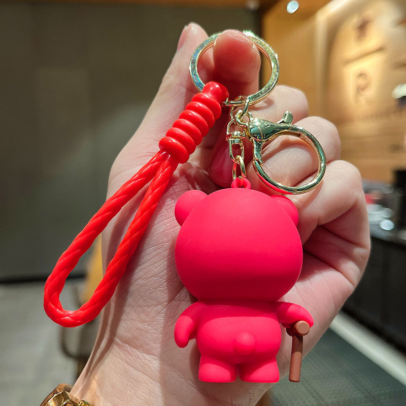 Cute Cartoon Toy Story Keychain Buzz Lightyear Woody Jessie Strawberry ...