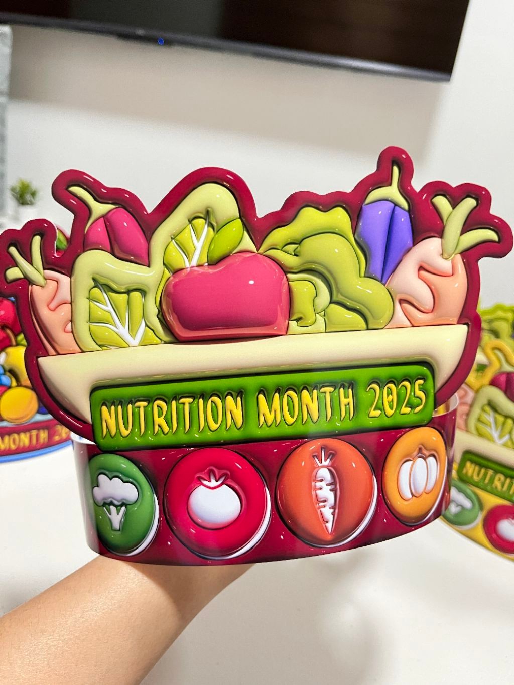 Nutrition Month Headdress for Kids – Fruits & Vegetables Crown | School ...