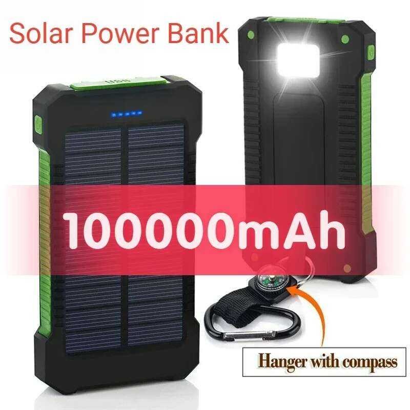 2025 1 B5 New Solar Power Bank Large Capacity 50000Mah External Battery ...