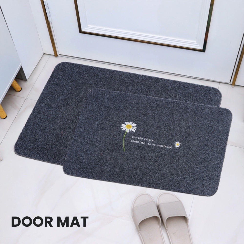 LOCAUPIN Home Entry Way Anti-Slip Welcome Pad Rub Foot Door Mat Front ...