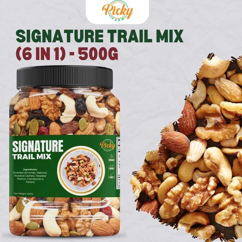 Signature Trail Mix Dried Fruits And Nuts | 250G - 1Kg B48 | Shopee ...