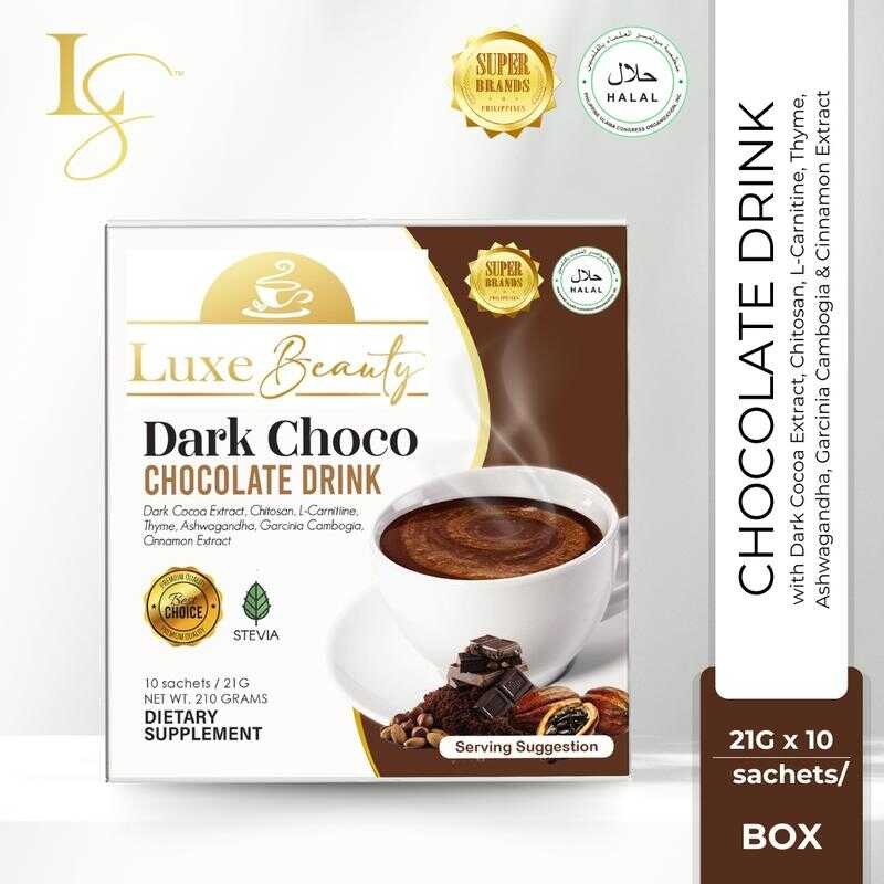 LUXE BEAUTY Dark Chocolate ( Box And Jar ) B09 3 | Shopee Philippines