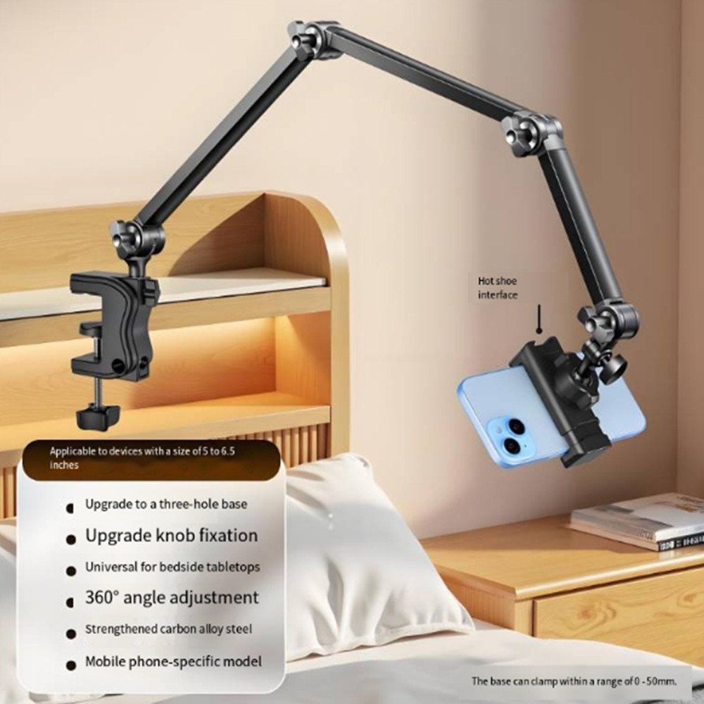 Live Lazy Cell Phone Holder for Tablet PC Bed Desktop Folding ...