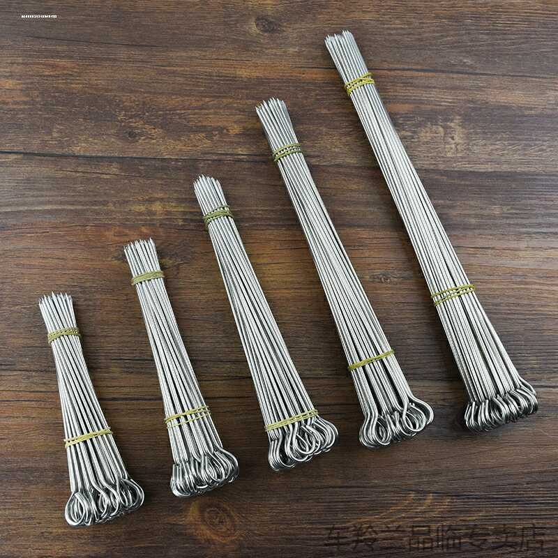 ☑☑ Stainless Steel Sichuan Pepper Chicken Hook for Threading Duck Neck ...