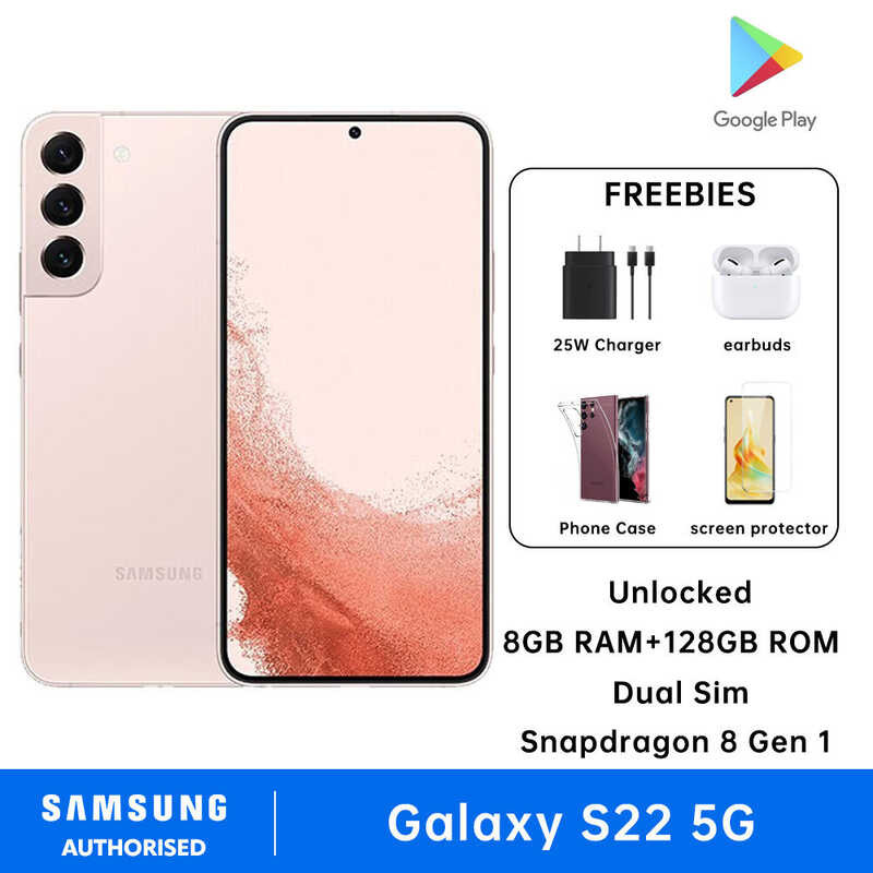 Samsung Galaxy S22 5G Smartphone Dual Sim 8Gb RAM + 128Gb ROM Factory ...