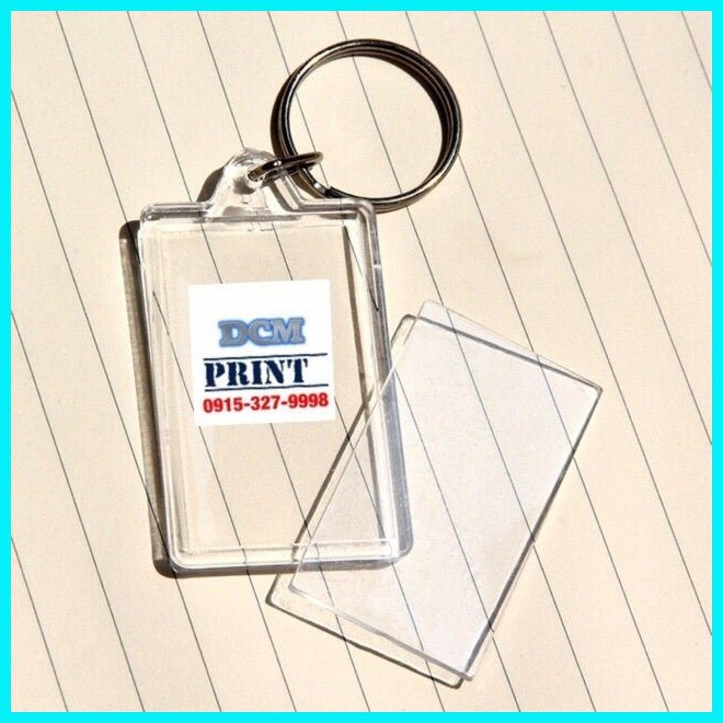 50pc Acrylic Rectangle blank keychain | Shopee Philippines