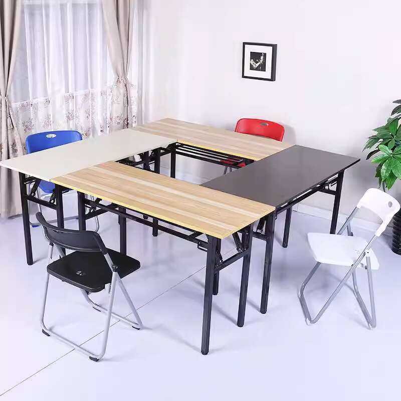 Simple Folding Rectangular Training Stall Outdoor Study Desk Conference ...