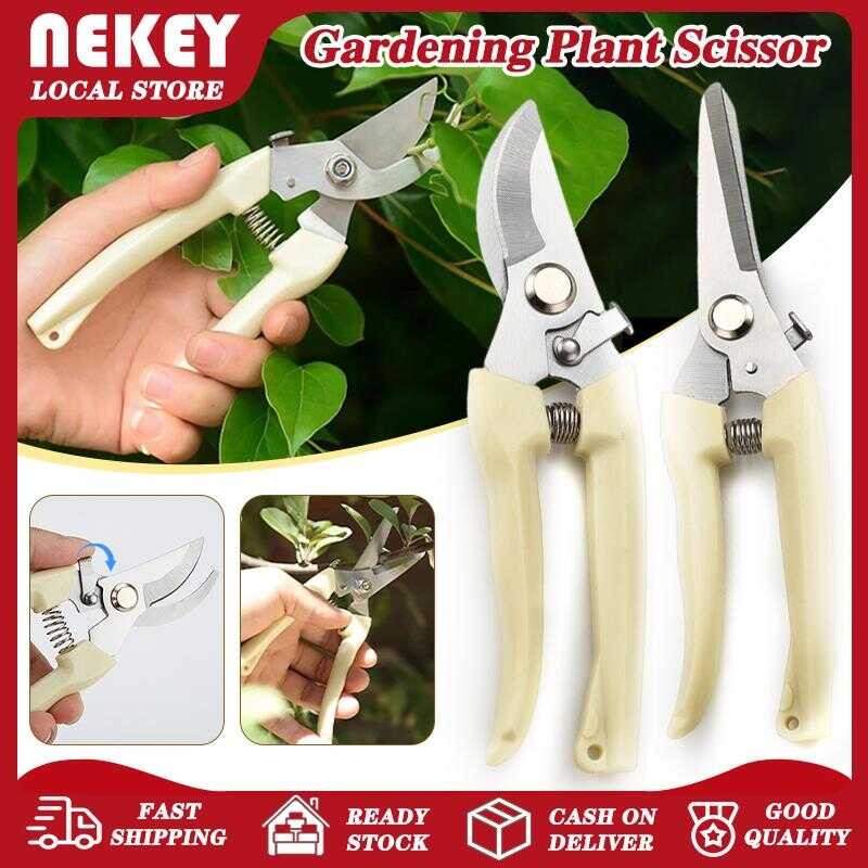 Gardening Plant Scissor Comfortable Hold Non-Slip Stainless Steel ...