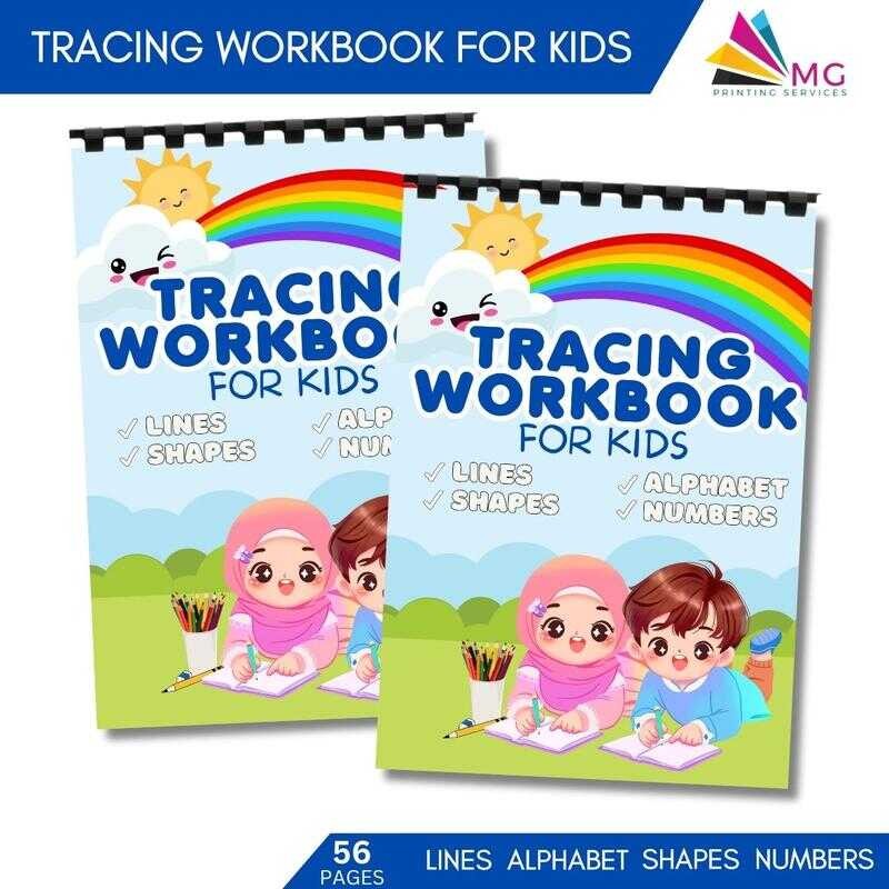 Complete Tracing Workbook - Lines, Shapes, Alphabet And Numbers (56 ...