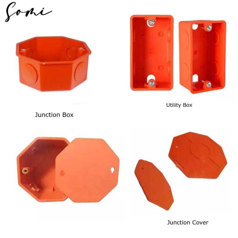 JUNCTION BOX / UTILITY COVER PVC ORANGE | Shopee Philippines