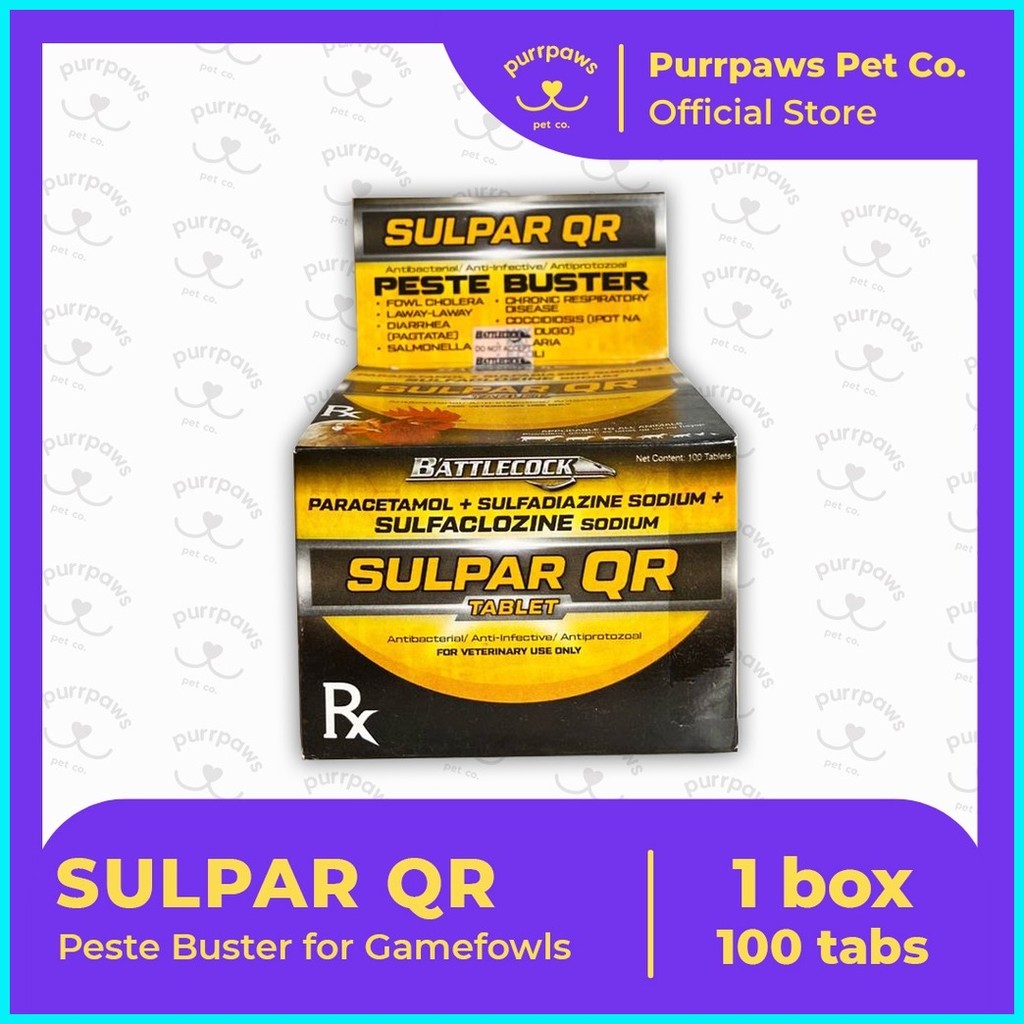 Sulpar QR 100 tablets / 50 sachets x 5g | Shopee Philippines