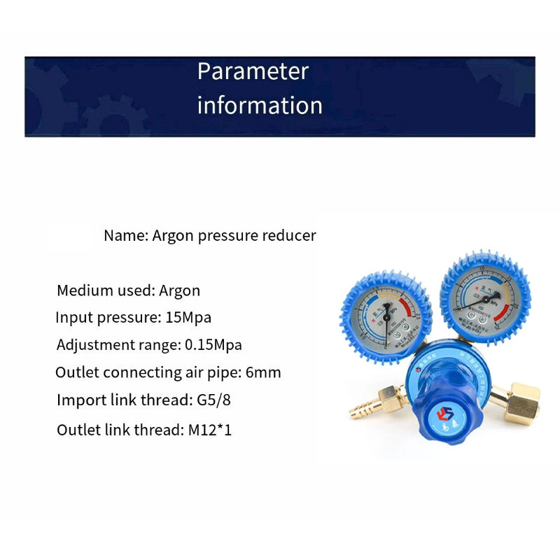 Oxygen Regulator Argon Regulator Pressure Reducing Valve Shock Proof ...