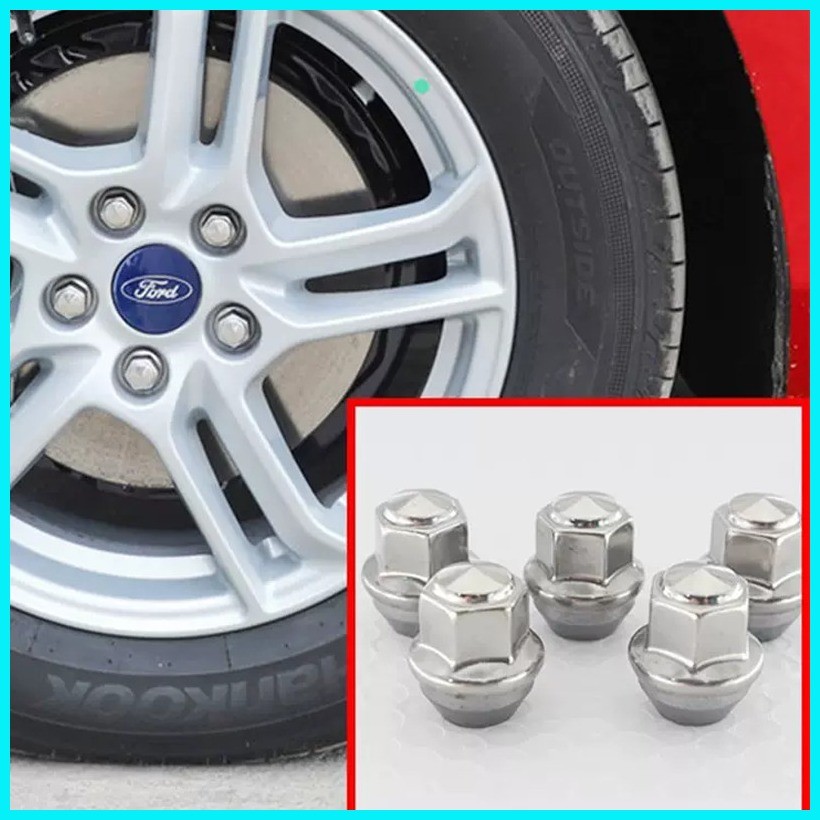 6pcs Ford Wheel Nut For Ford Everest 2016-21 Ford Ranger 2012-21 ...
