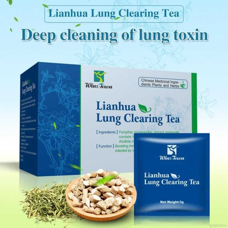 Lianhua Clearing Tea Deep Cleaning Of Lung Toxin 5A6 | Shopee Philippines
