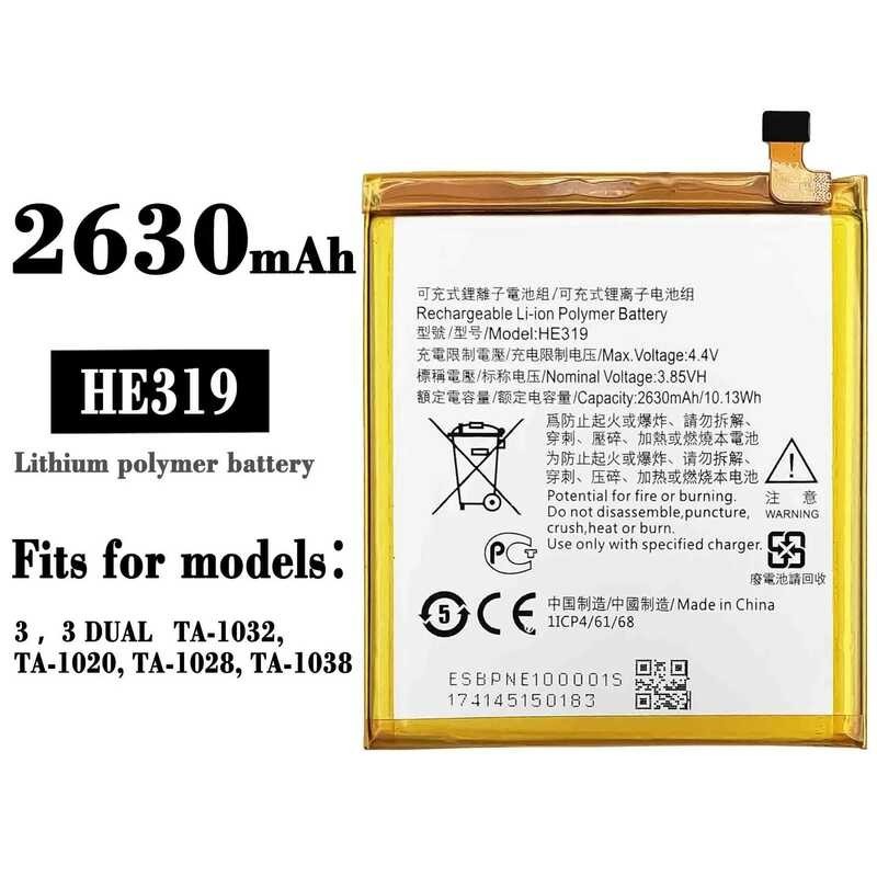 He319 2650Mah Battery For Nokia & 3 Dual Ta-1020 Ta-1028 Ta-1032 Ta ...