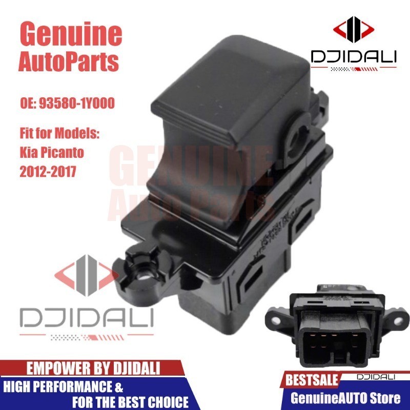 Rear Left/Right Power Window Switch for Kia Picanto 2012-2017 93580 ...