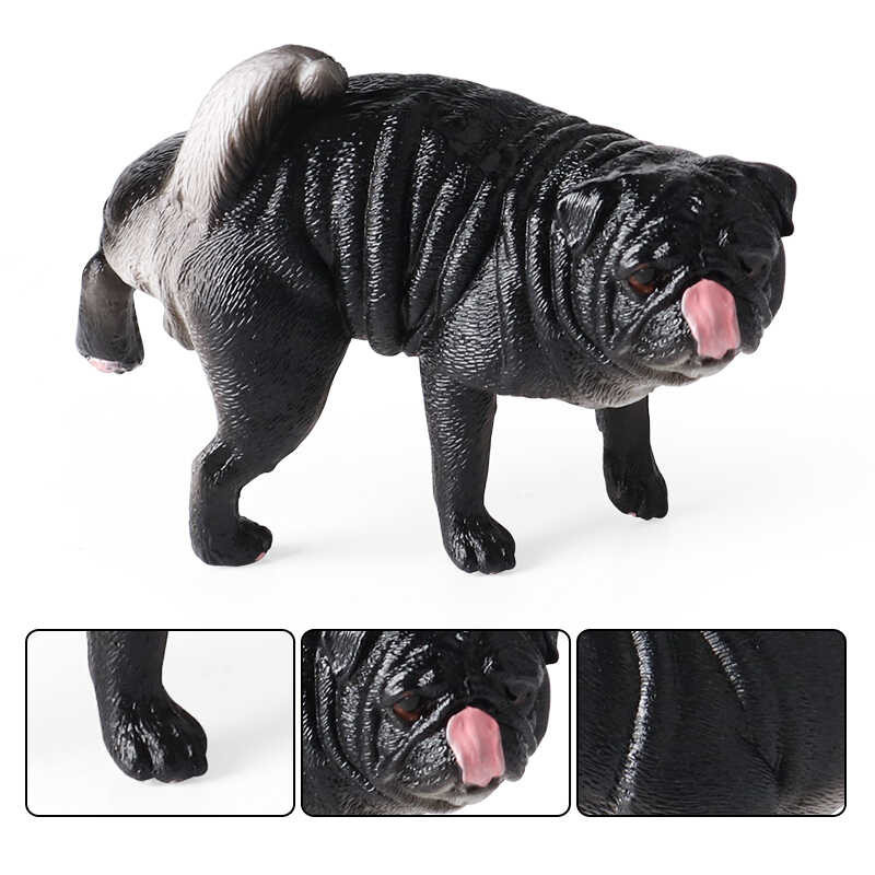 Oenux Kitty Dog Animal Model Action Figure Siamese Husky Pug Rottweiler ...