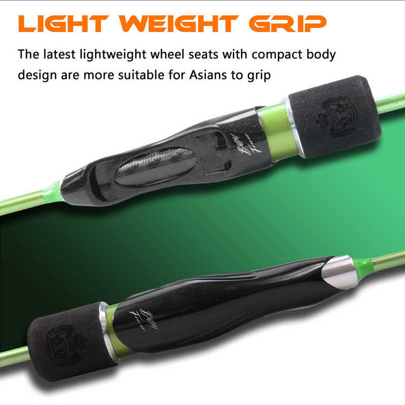 Ultralight Flexible Fishing 1.68M/1.8M 2-6Lb 2-7G Wooden Handle Solid ...